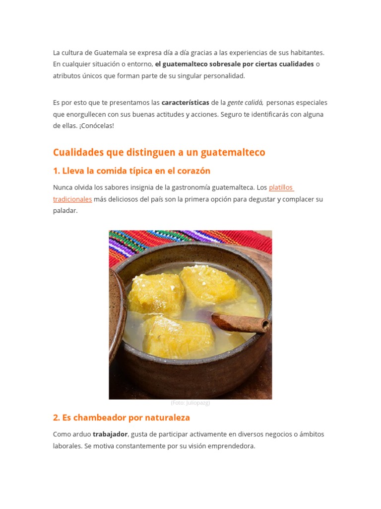 La Cultura de Guatemala Se Expresa Día A Día Gracias A Las Experiencias ...