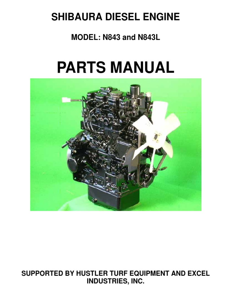 Shibaura N843 | PDF | Screw | Mechanical Engineering