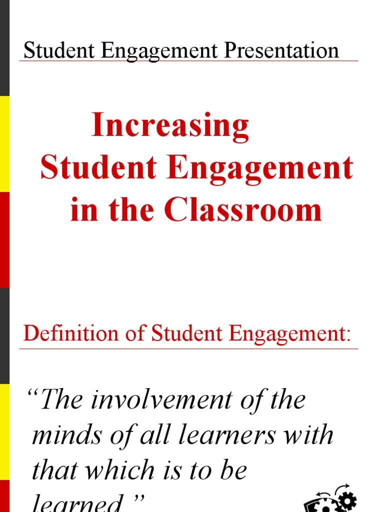 Student Engagement Presentation | PDF
