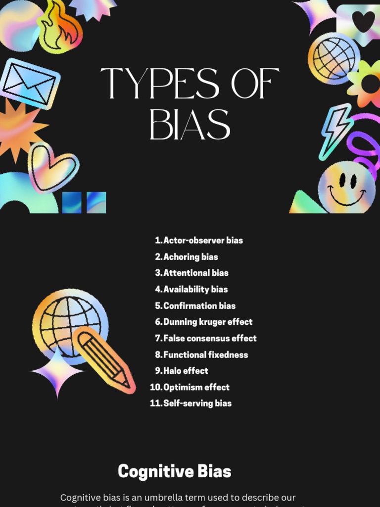 Types of Cognitive Bias Explained | PDF | Social Psychology | Neuroscience