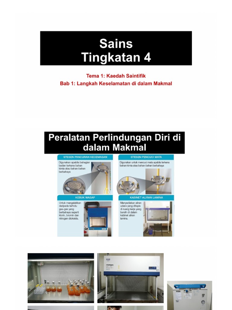 SAINS TINGKATAN 4 KSSM BAB 1 - Cropped | PDF