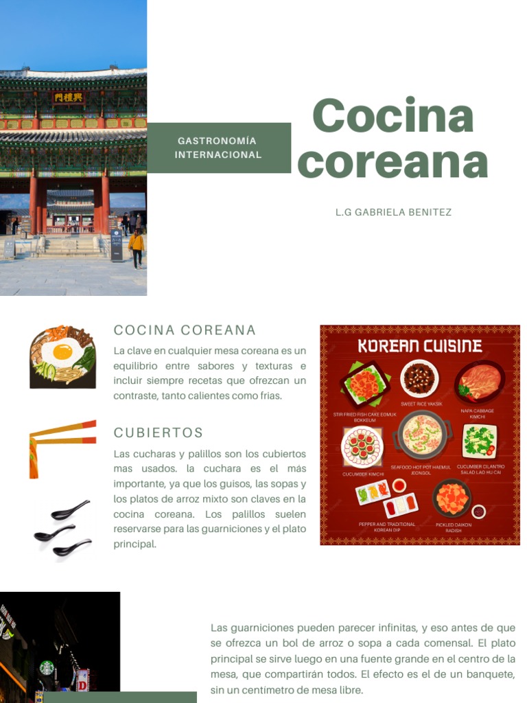 Cocina Coreana | PDF | Cocina coreana | Cocina asiática