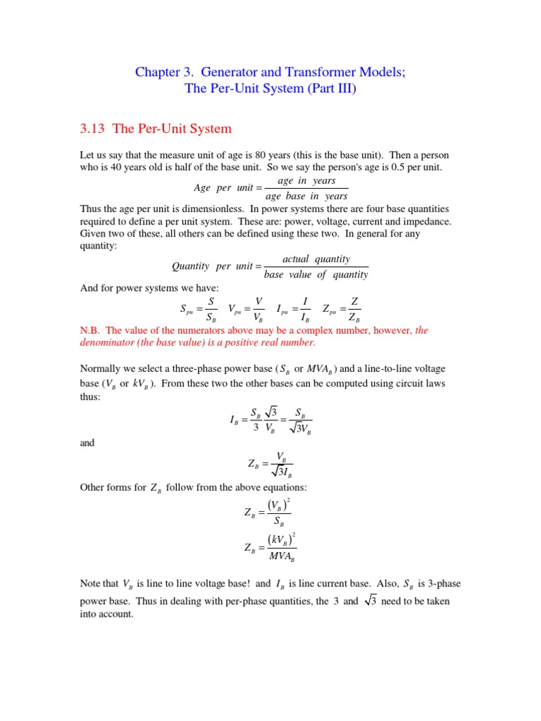chp3 3 | PDF | Electrical Impedance | Transformer