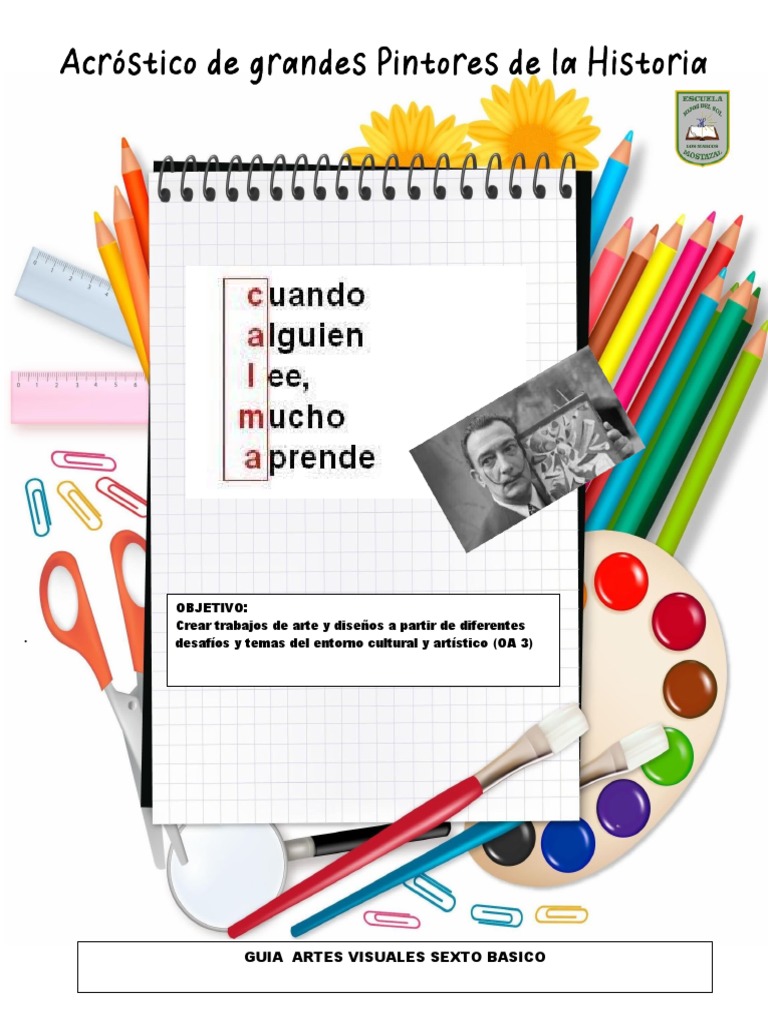 Acrósticos Creativos en Artes Visuales | PDF