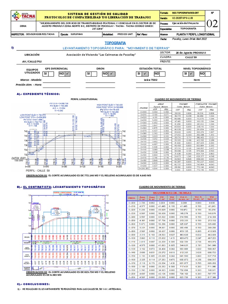 Protocolo Topo Topografia V2 2022 | PDF | Topografía | Geodesia