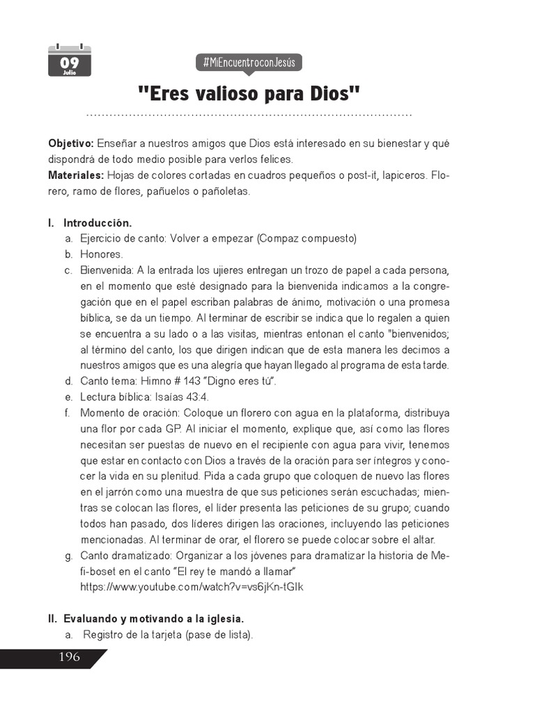 Eres Valioso para Dios | PDF | Jesús | Pecado