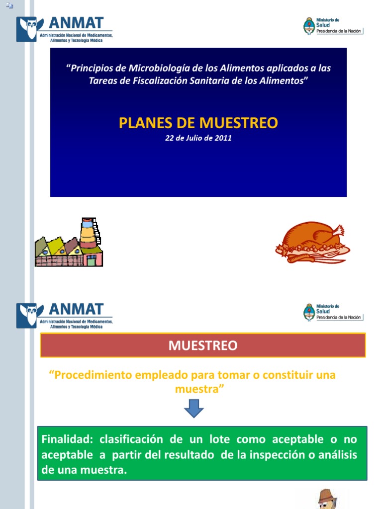 Planes de Muestreo Microbiológico ICMSF | PDF | Muestreo (Estadísticas ...