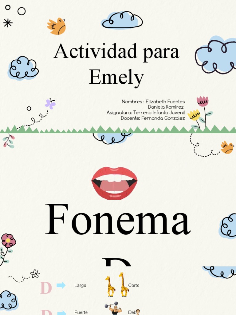 Emely, Fonema D | PDF