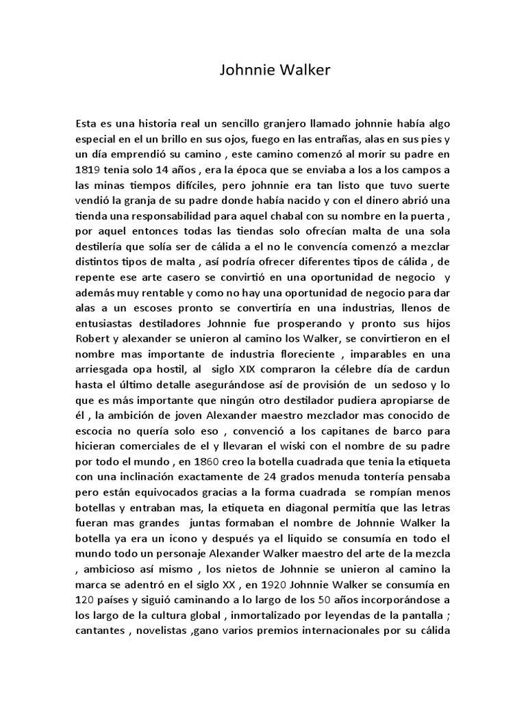 Johnnie Walker | PDF
