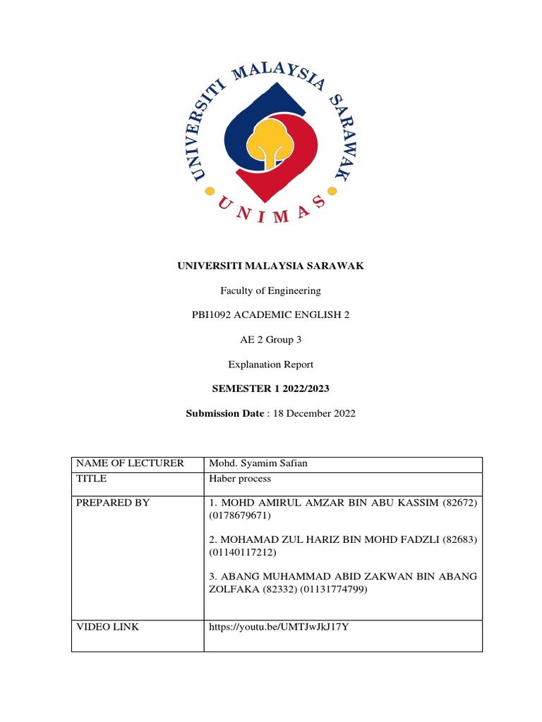 Explanation Report Pdf