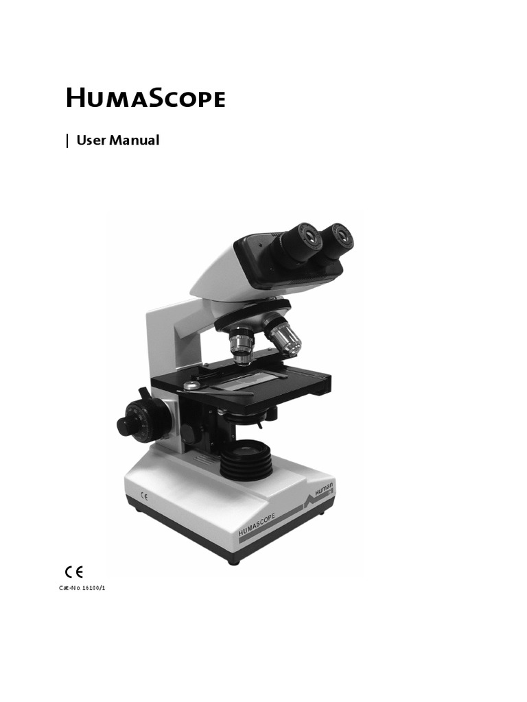 Human Humascope - User Manual | PDF | Microscopy | Microscope