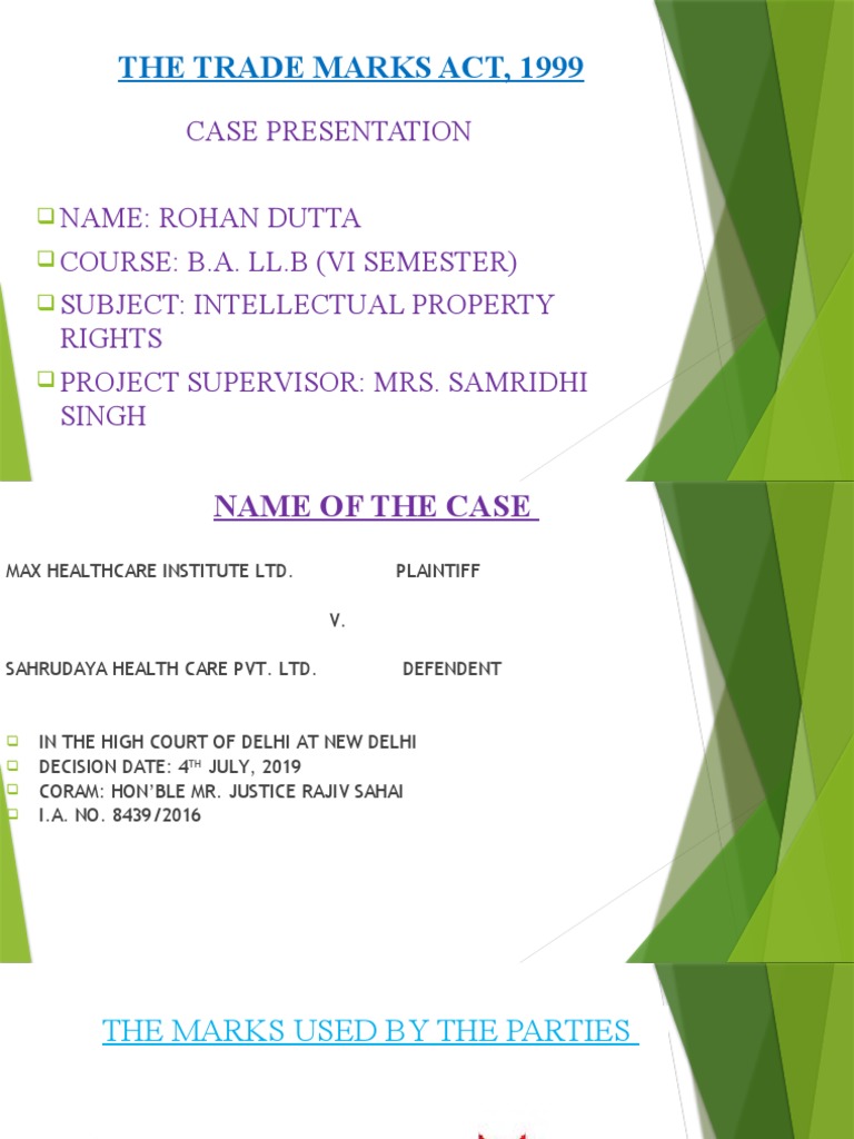 The Trade Marks Act, 1999 | PDF | Trademark | Justice
