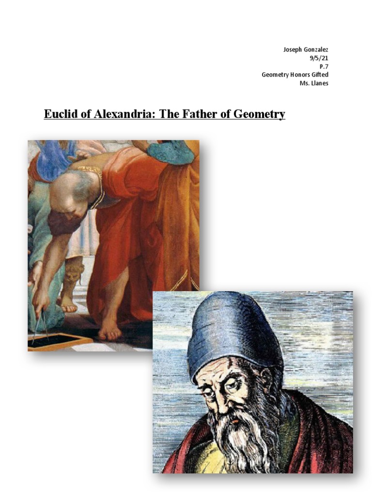 Who Is Euclid | PDF | Euclid | Line (Geometry)