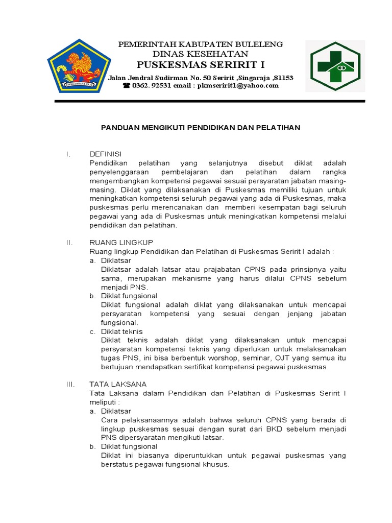 Panduan Mengikuti Pendidikan Dan Pelatihan | PDF