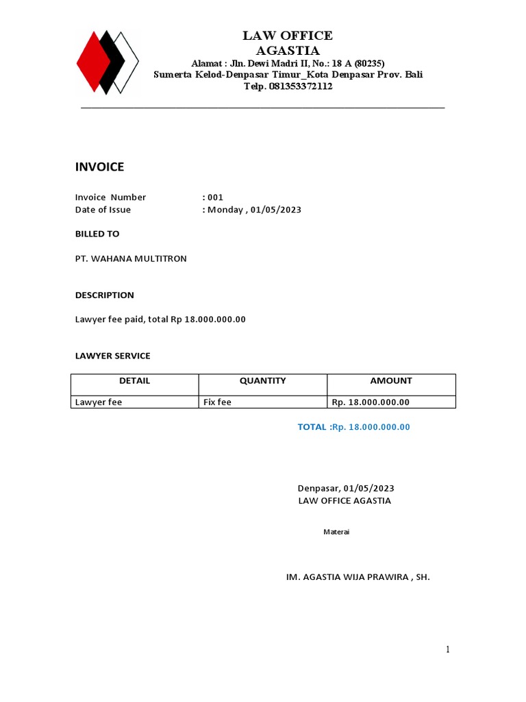 INVOICE | PDF