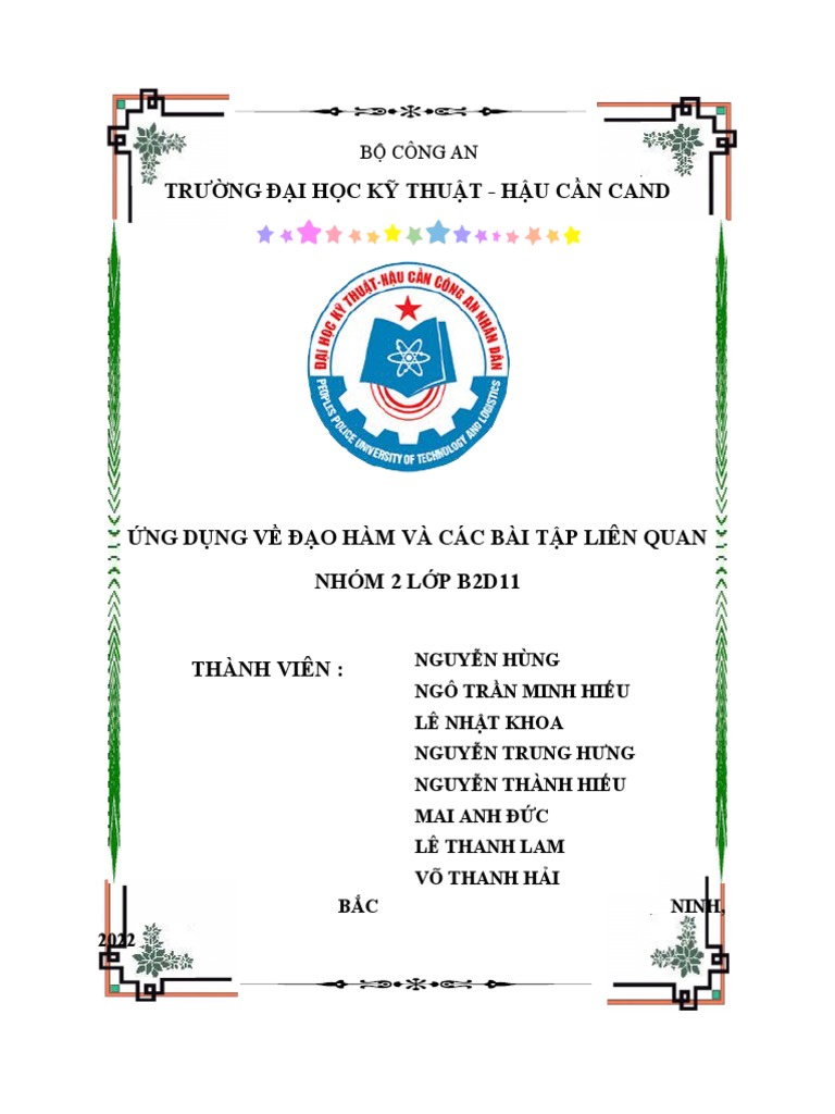 NG D NG Đ o Hàm - Nhóm 2 | PDF