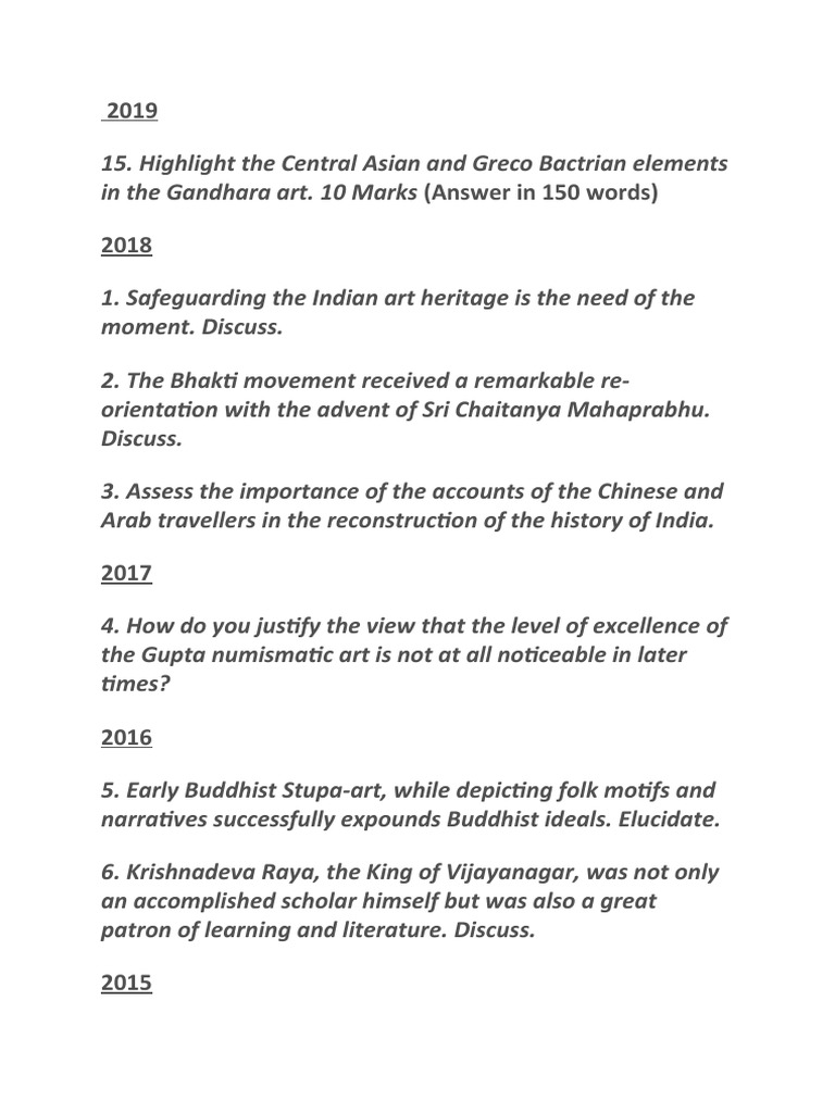 Previous Year Questions | PDF Previous Year Questions | PDF