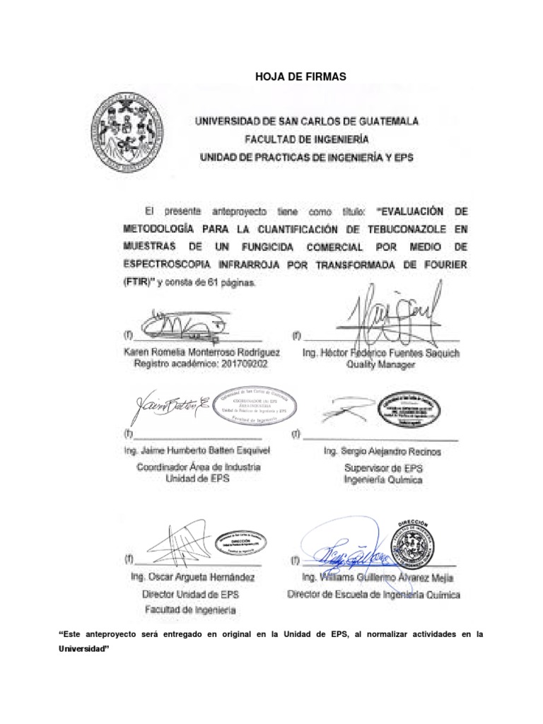 Hoja de Firmas Karen Monterroso | PDF