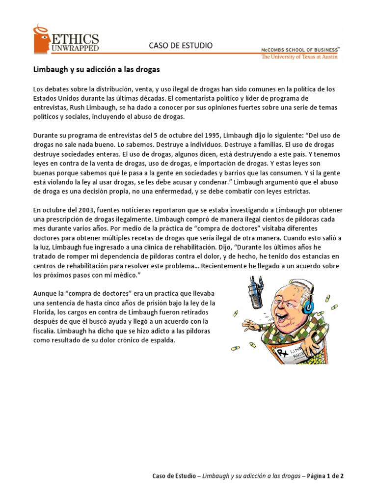 19 Limbaugh y Su Adicción A Las Drogas | PDF | La dependencia de sustancias | Drogas
