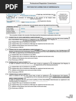 PSA Petition for Data Correction Form | PDF | Identity Document | Birth ...