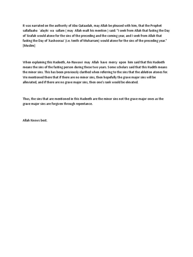 9th of Dhul Hijjah | PDF