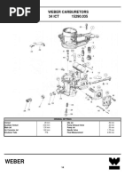 Weber 40 IDF 70 Parts Manual | PDF