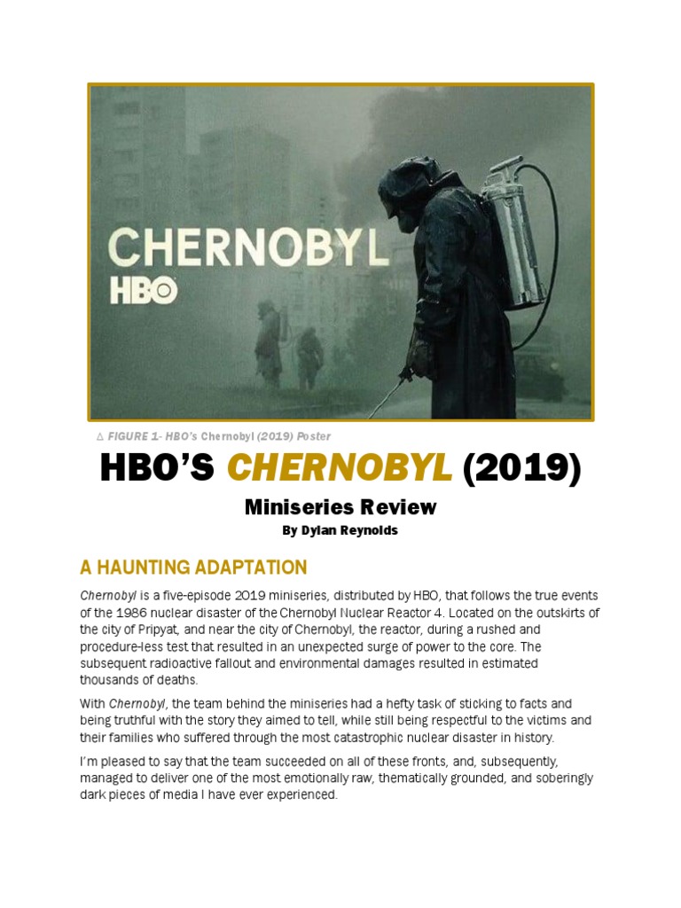 Chernobyl Review Engl 202 Pdf Chernobyl Disaster Nuclear Technology