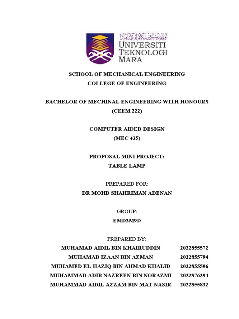 Proposal Mini Project | PDF | Lighting | Battery Charger