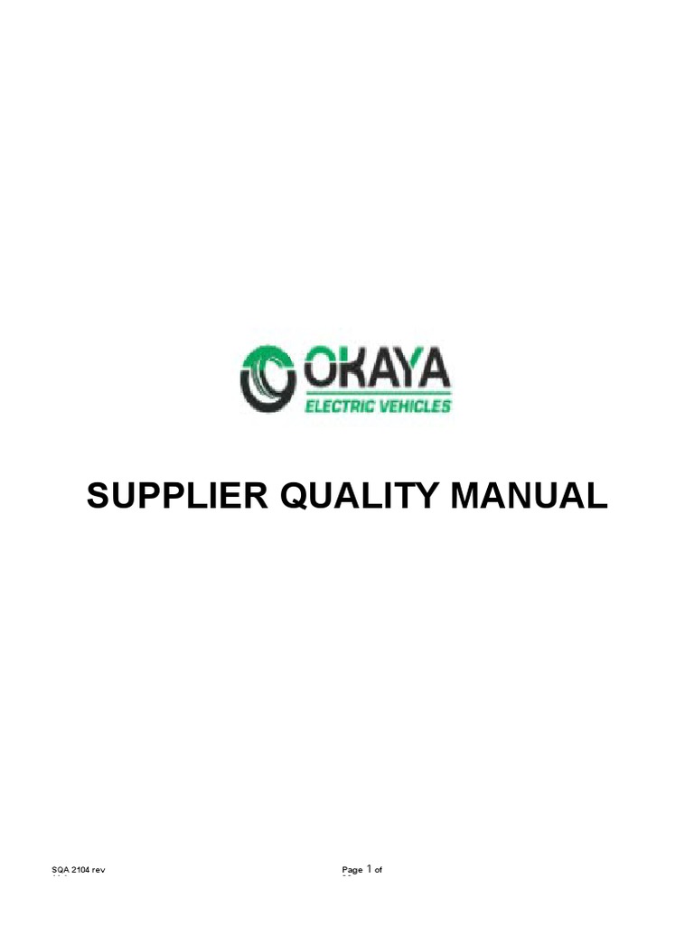 SQA Manual 2104 Rev 11.1 | PDF | Verification And Validation | Audit