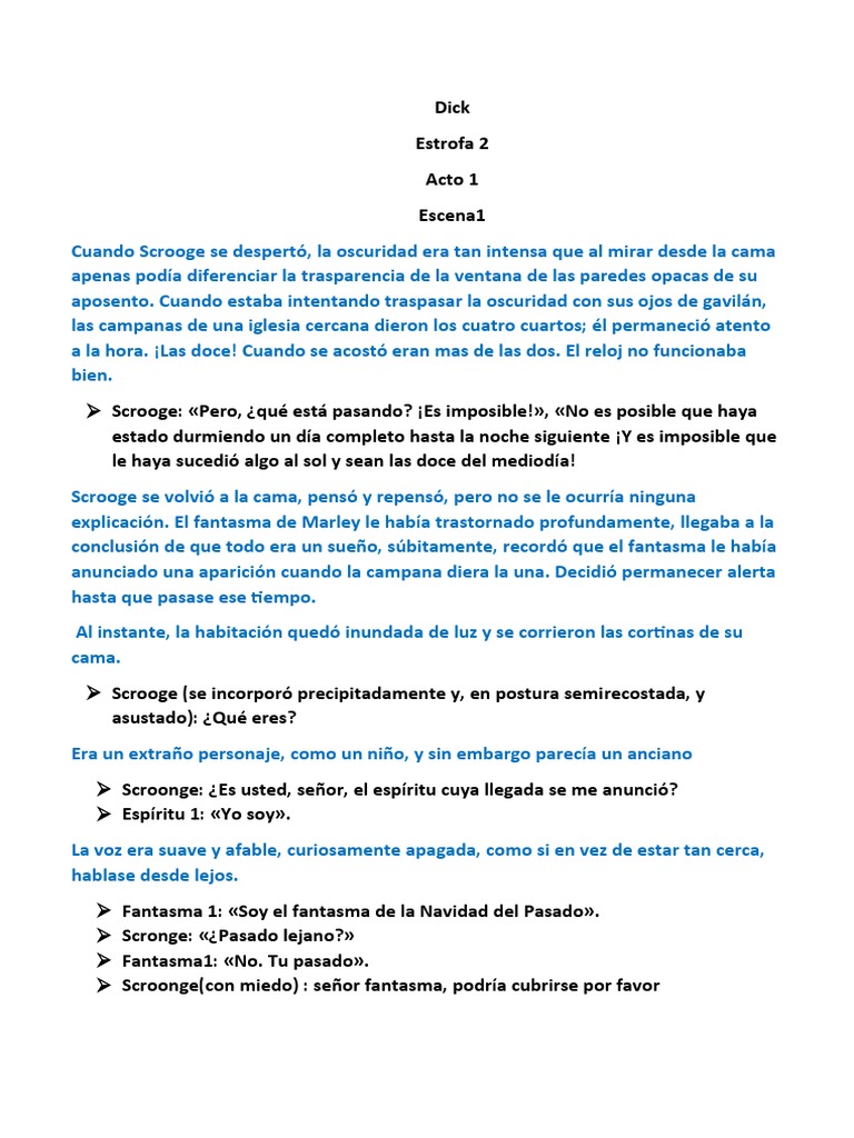 Guion Teatral | PDF | Fantasmas | Amor