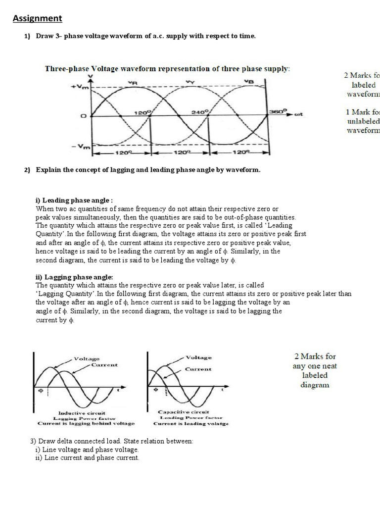 Assignments | PDF | Electric Motor | Transformer