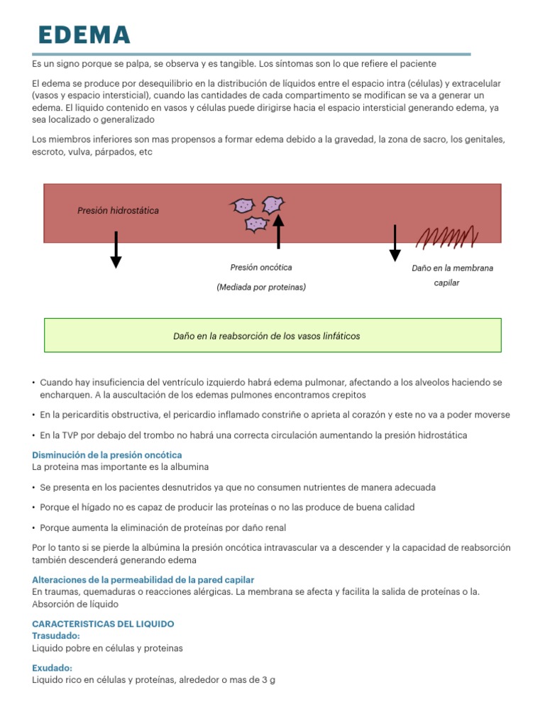 Tipos y Grados de Edema Clínico | PDF | Edema | Especialidades Medicas