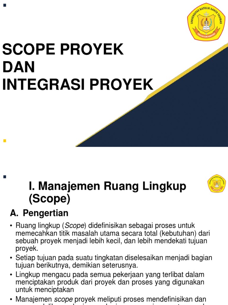 Manajemen Scope | PDF