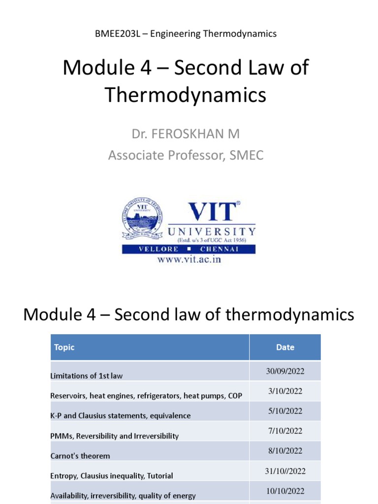 Module 4 ETD | PDF | Heat | Entropy