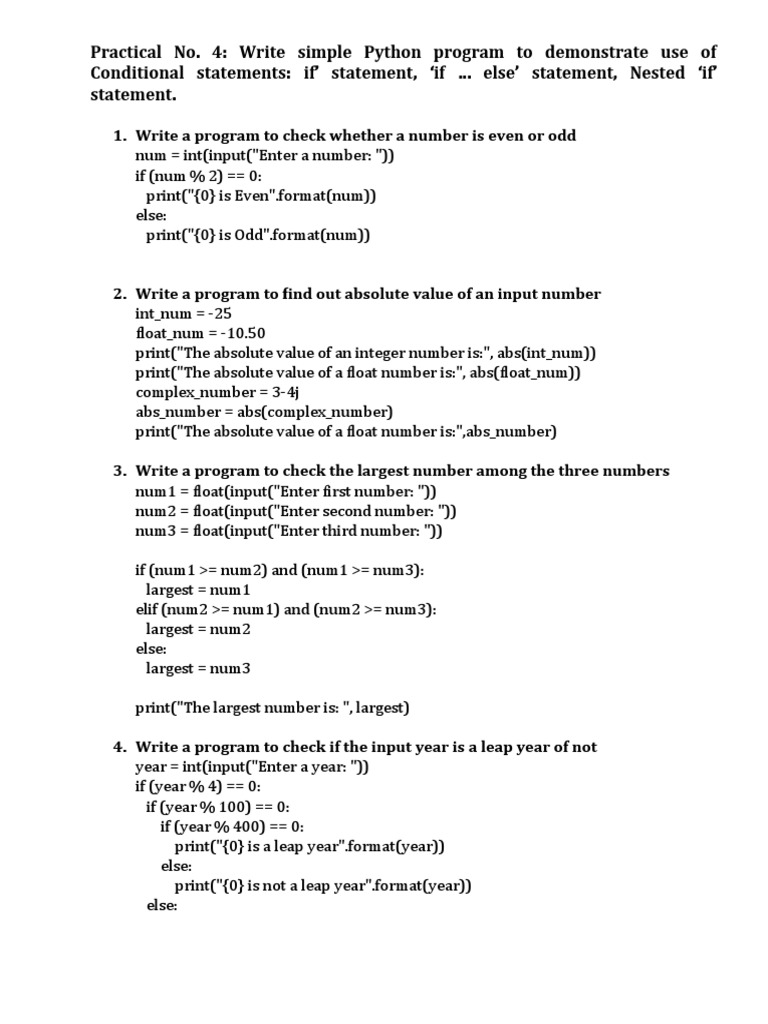 PWP Practical No. 4 | PDF | Numbers | Computer Science PWP Practical No. 4 | PDF | Numbers | Computer Science