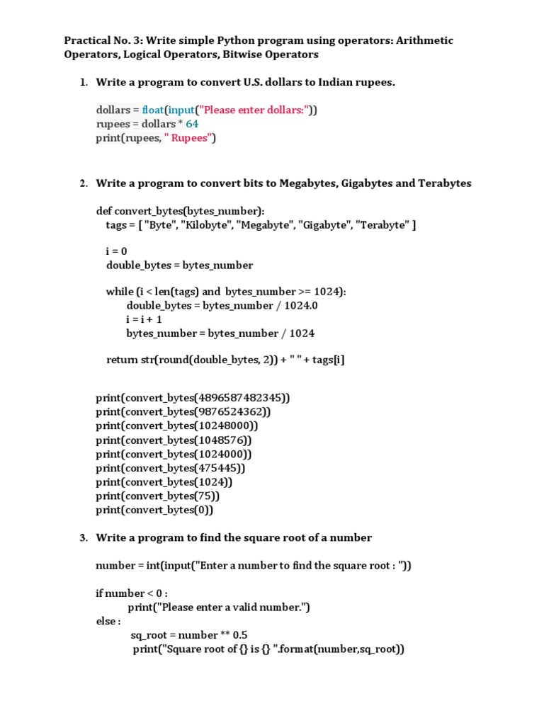 PWP Practical No. 3 | PDF | Area | Byte PWP Practical No. 3 | PDF | Area | Byte