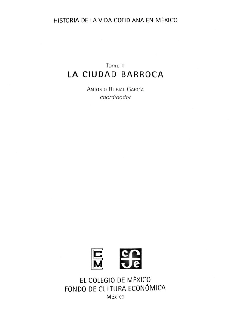 Historia de La Vida Cotidiana en México | PDF