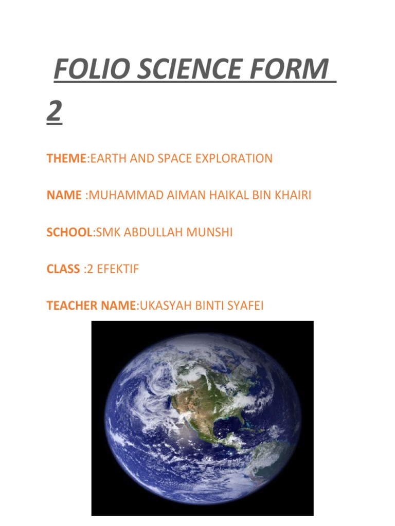 Folio Science Form | PDF | Mars | Planets
