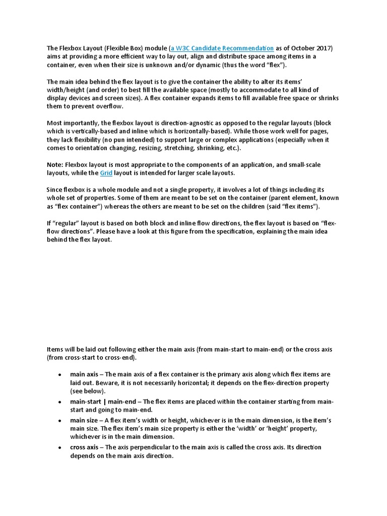 Css Flex Pdf Page Layout 