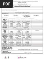 Motor Vehicle Inspection Report Form | PDF | Land Vehicles | Vehicles