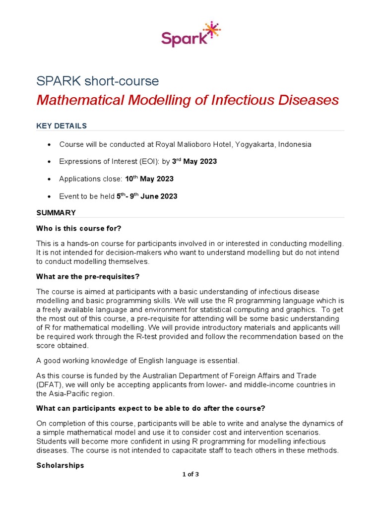 SPARK Short Course Flyer Yogyakarta | PDF | Science, Technology ...