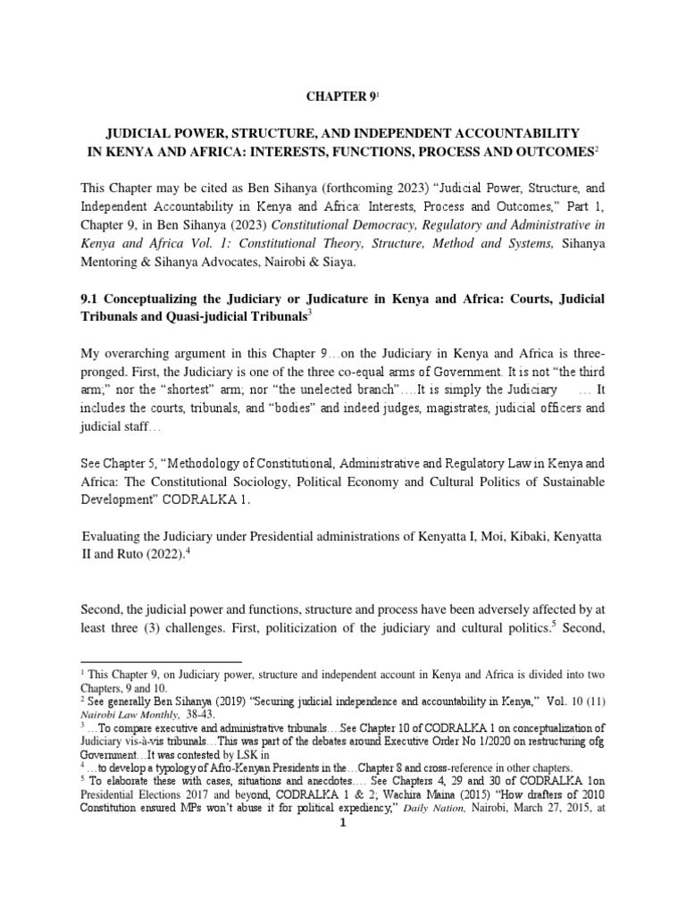 CHAPTER - 9 Final Document | PDF | Jurisdiction | Judge