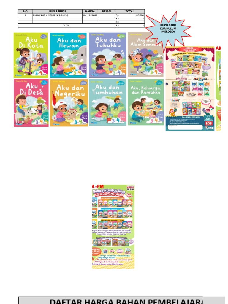 Harga Bop Paud 2023 | PDF