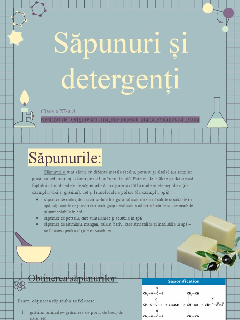 Sapunuri & Detergenti | PDF