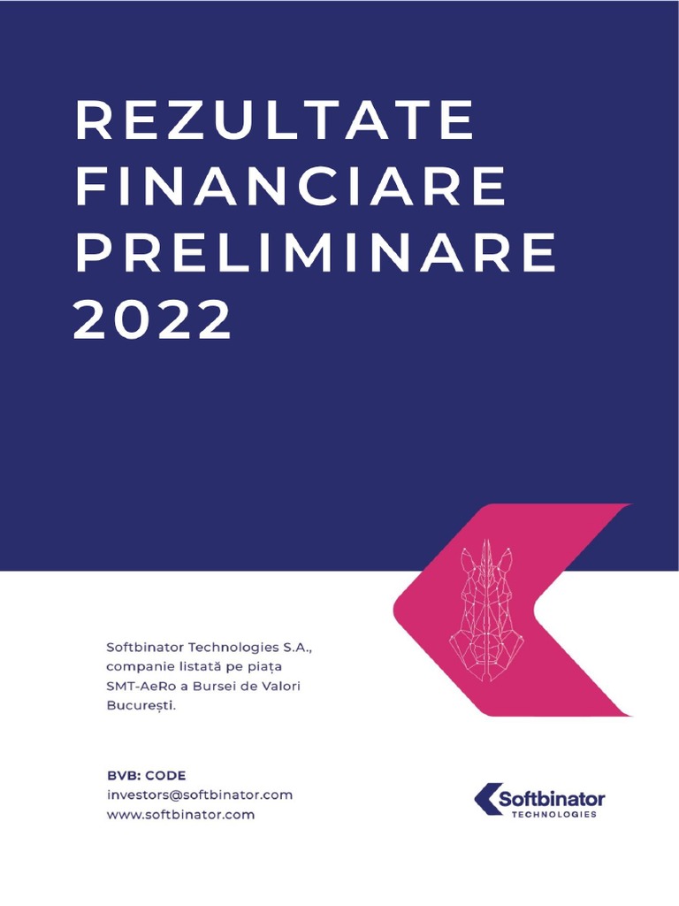 CODE - 20230222153012 - RO CODE Raport Rezultate Preliminare 2022 220223 | PDF