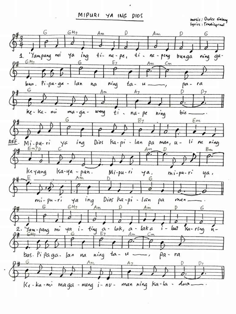 Mipuri Ya Ing Dios Fr. Eloy | PDF