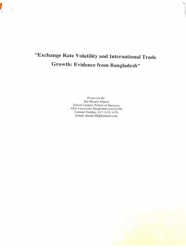 International Trade and Finance | PDF