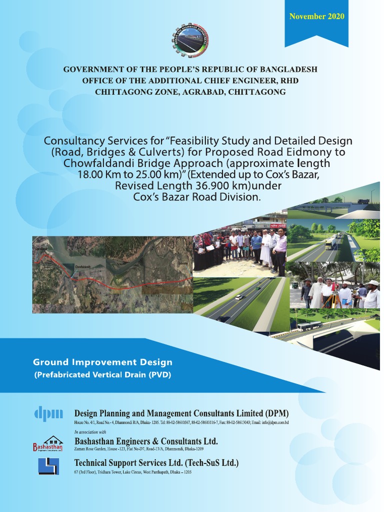 PVD Design Report | PDF | Drainage | Soil Mechanics