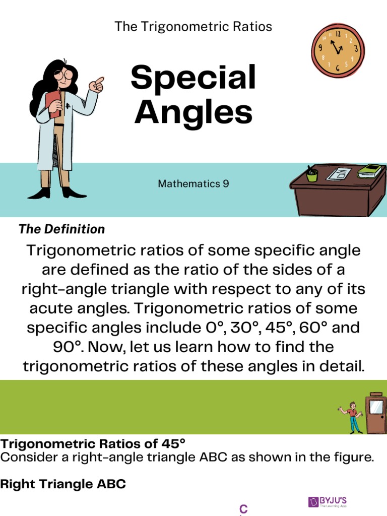 Special Angles | PDF