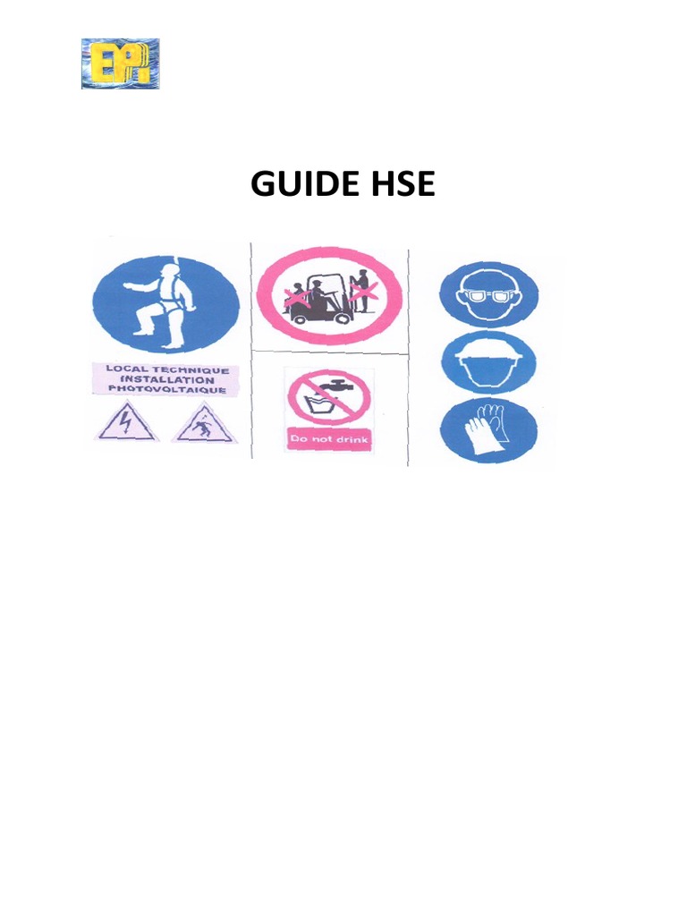 Guide HSE : Sécurité et Prévention | PDF | Déchets | Brûlure